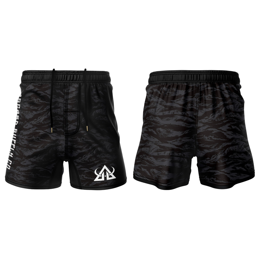 Shadow Tiger Camo Jiu-Jitsu Shorts | Elastic Waist No-Gi Gear – Asgard ...